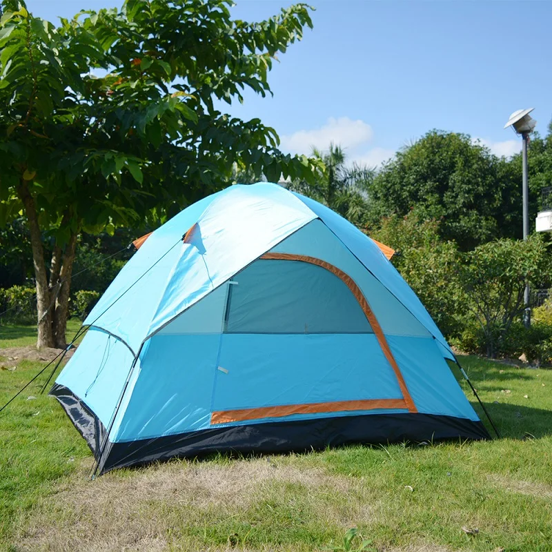 Barraca de acampamento com mosquiteiro, de 3 a 4 pessoas, camada dupla ...