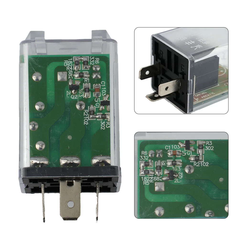 12V-3Pin-Car-LED-Light-Flasher-Relay-Turn-Signal-Rate-Control-Blinker ...