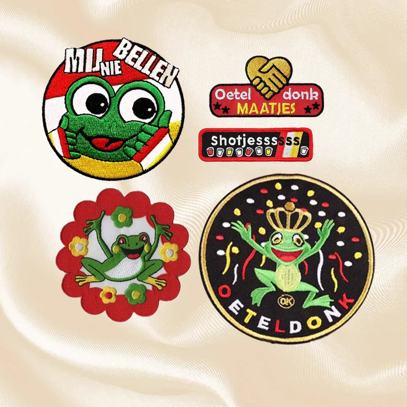 Combination-Patch-Oeteldonk-Emblem-Embroidered-Patches-Iron-On-Patches ...