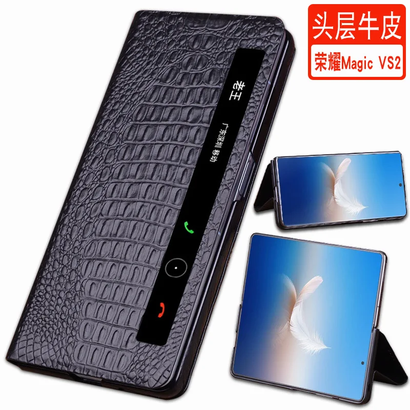 Luxury-Genuine-Leather-Magnet-Clasp-Windows-Phone-Cases-For-Honor-Magic ...