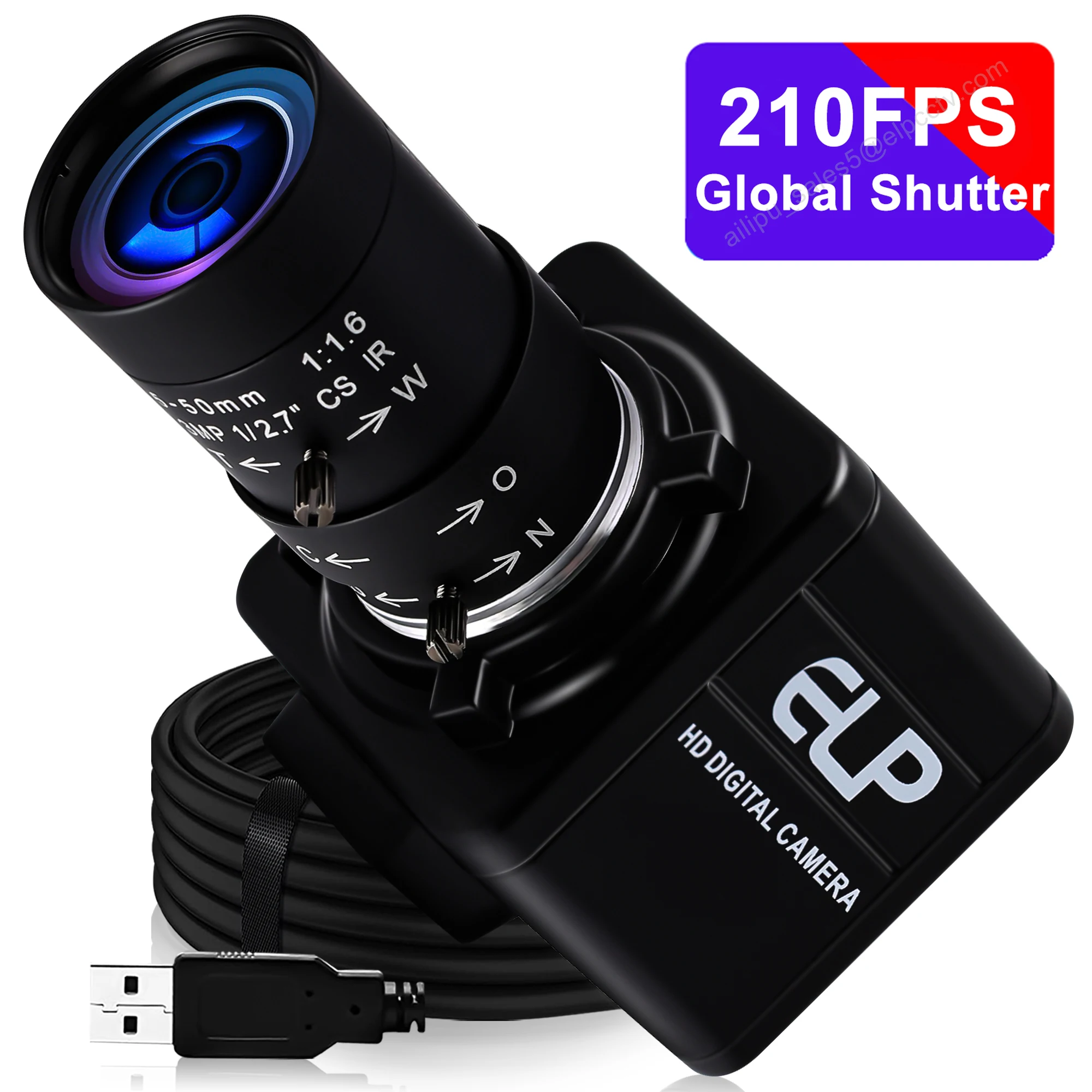 C-mera-industrial-monocrom-tica-ELP-USB-lente-varifocal-c-mera-USB-alta ...