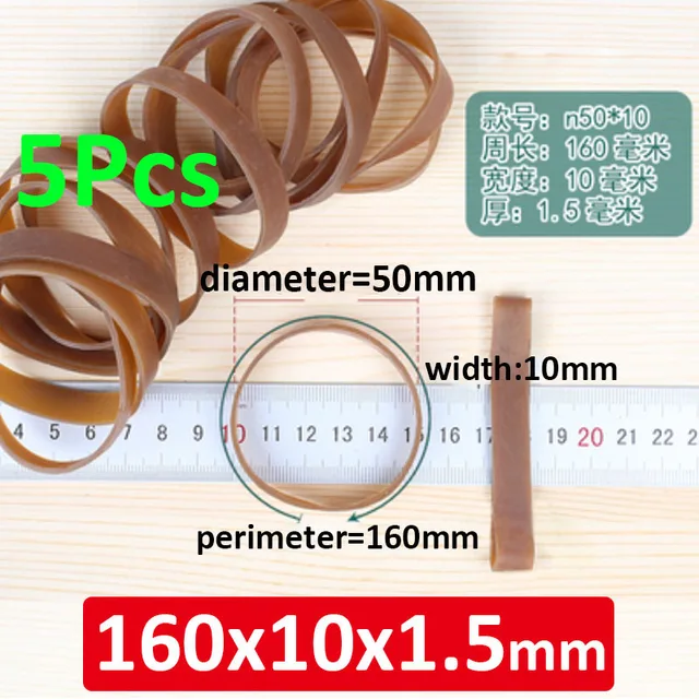 Elastic Rubber Bands Office Stretchable Sturdy Rubber Elastics Band ...