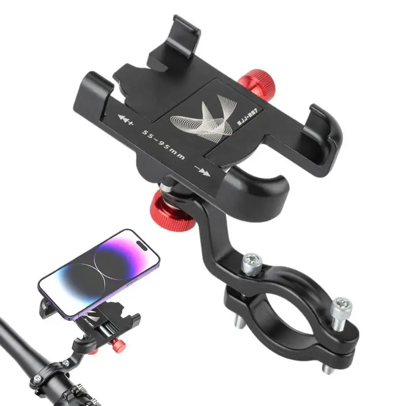 MTB-Phone-Mount-Stand-Bicycle-Holder-360-Degree-Rotatable-Aluminum ...