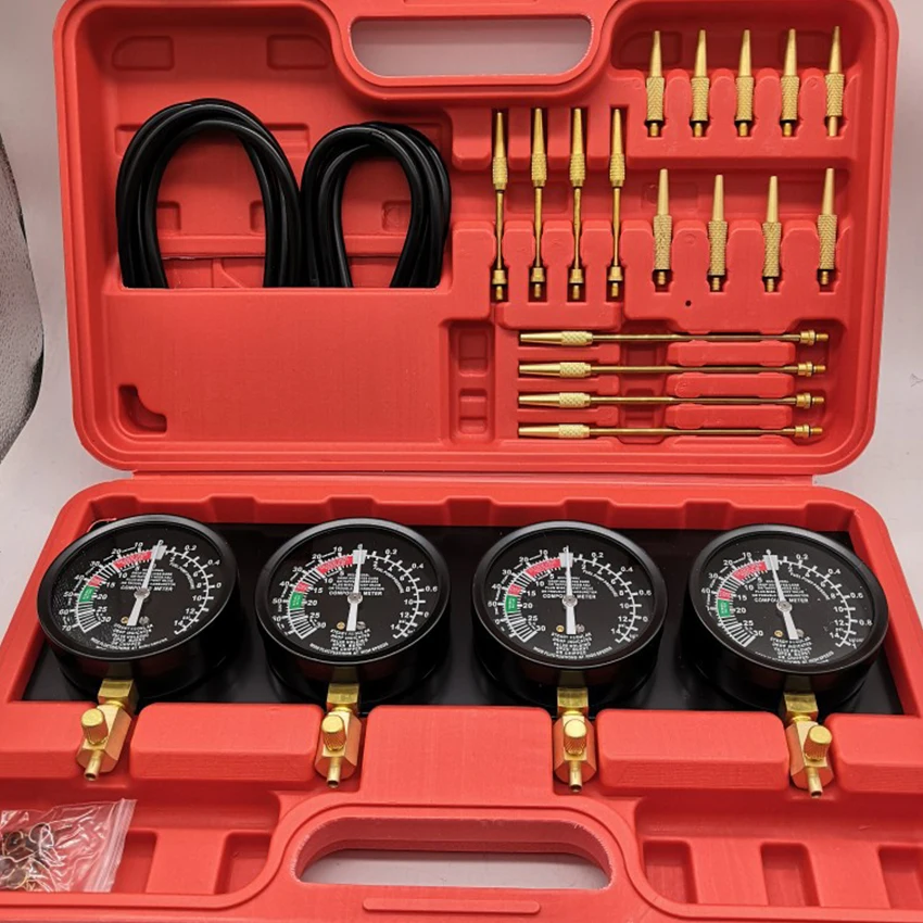 Vacuum Carburetor Synchronizer Carb Tools Accessories sync 4 Gauge Set ...