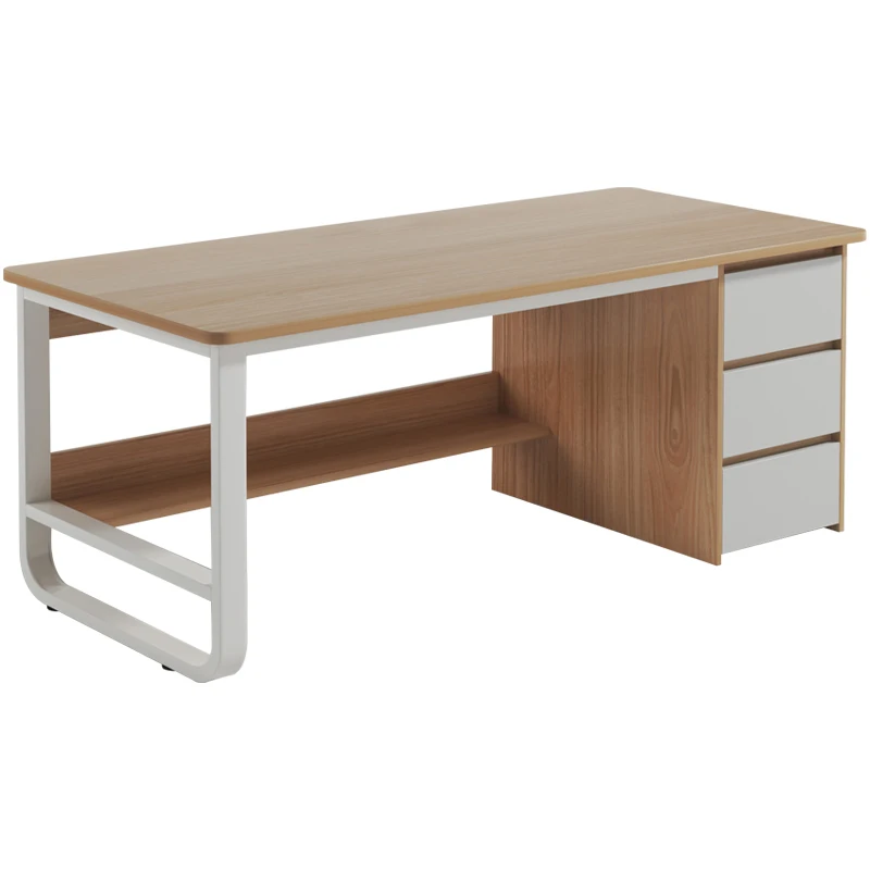 Simple-and-modern-office-desk-simple-desk-and-chair-combination-for ...