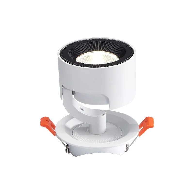 Foco-de-techo-COB-empotrado-regulable-10W-15W-20W-AC85-265V-giratorio ...