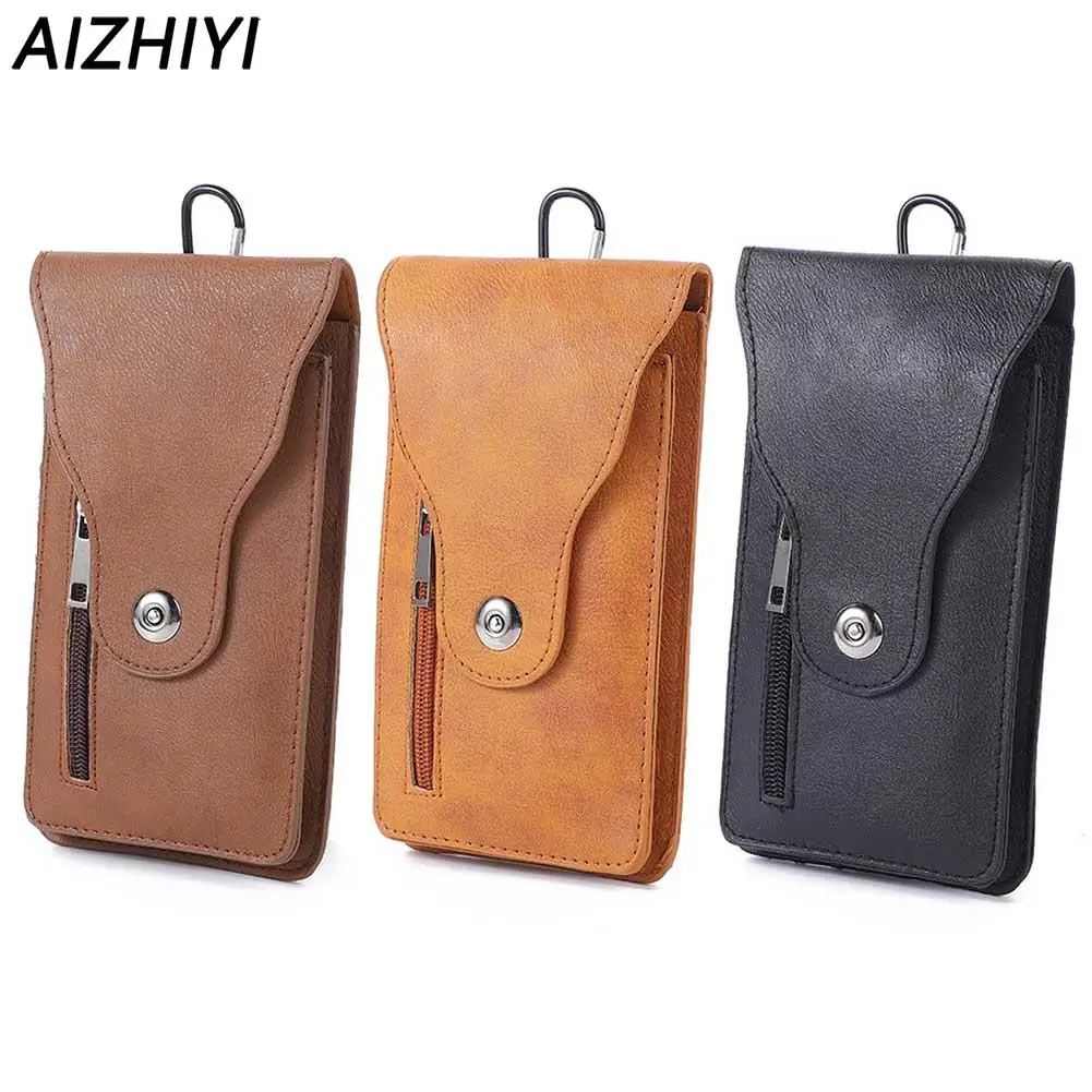 Men-s-Bag-Waist-Bag-for-Men-PU-Leather-Mobile-Phone-Bag-Men-Cell-Phone ...