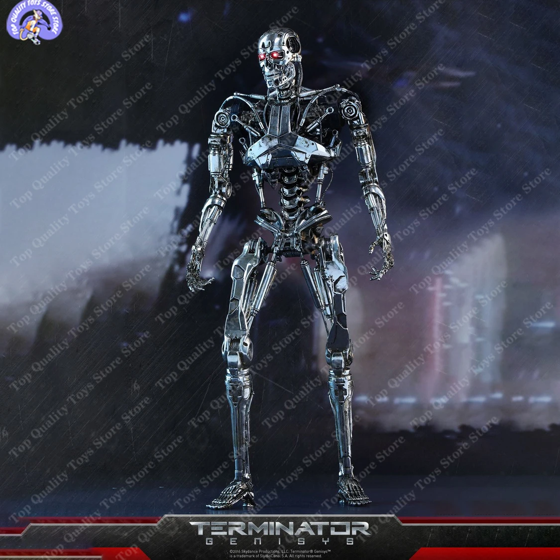 1:6 Original Hottoys Mms352 Terminator 5 Genesis Endoskeleton Skeleton ...