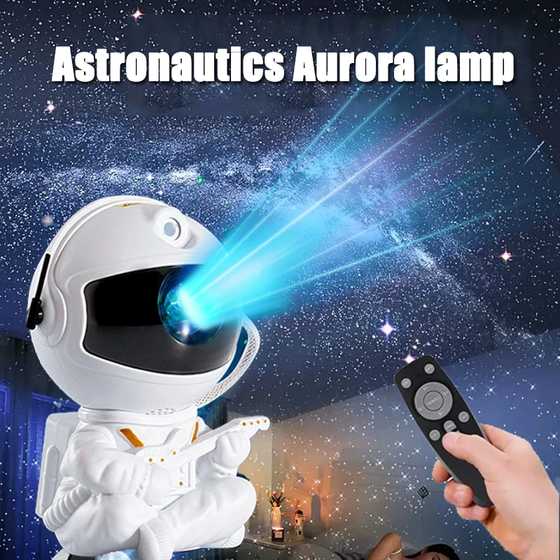 Galaxy-Star-Projector-LED-Night-Light-C-u-estrelado-Astronauta ...