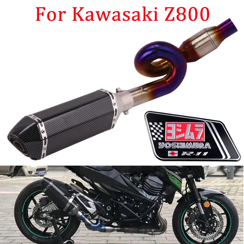 Yoshimura For Kawasaki Z800 Motorcycle Exhaust Middle Pipe Muffler