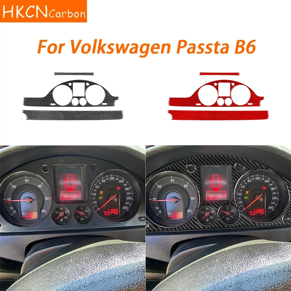 For Volkswagen VW Passat B6 2006-2011 Real Carbon Fiber Dashboard ...