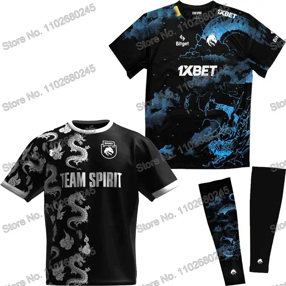 Team-Spirit-T-Shirt-Custom-Name-Technical-Shirts-Arm-Warmer-Fitness ...