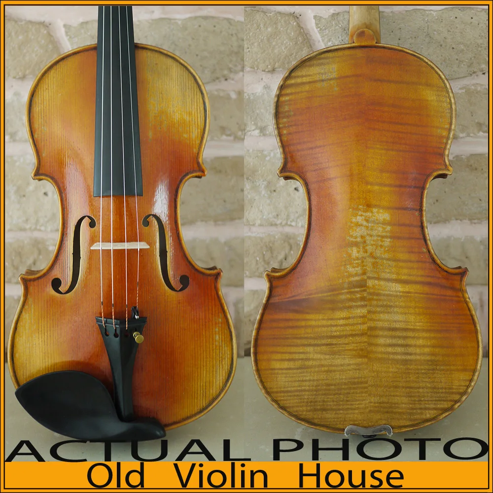 100% artesanal antonio stradivarius 1714 "solo" violino modelo, verniz ...