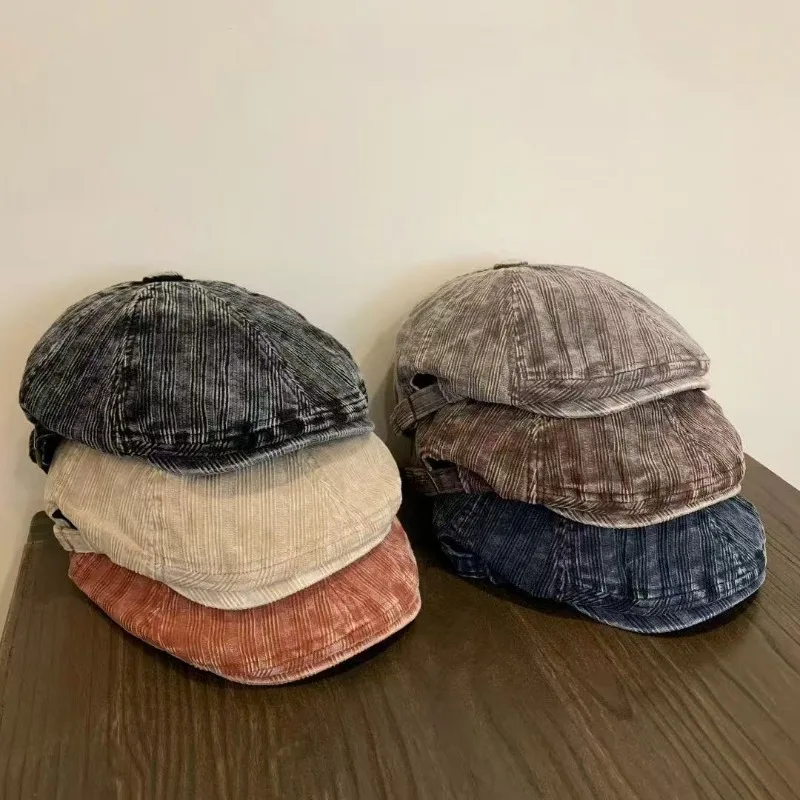 1pc Retro British-Style Octagonal Golf Cap,Newsboy Cap for Men,All ...