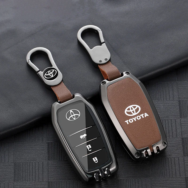 Caso-chave-do-carro-para-Toyota-86-Camry-Corolla-Crown-Highlander-Rav4 ...
