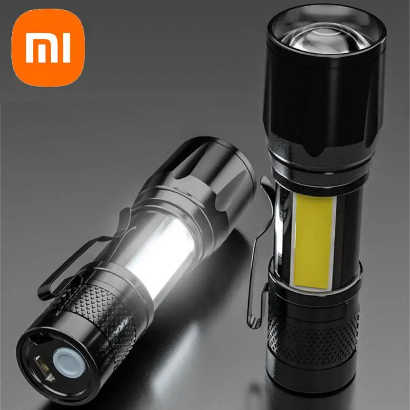 Xiaomi Flashlight Rechargeable Led Flashlight Zoom Torch Outdoor ...