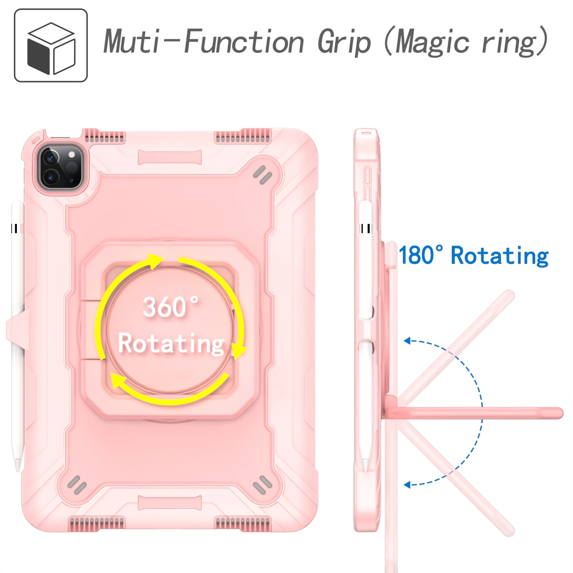 Capa-traseira-para-iPad-Case-para-10-2-9th-8th-7th-Generation-Pro-11 ...