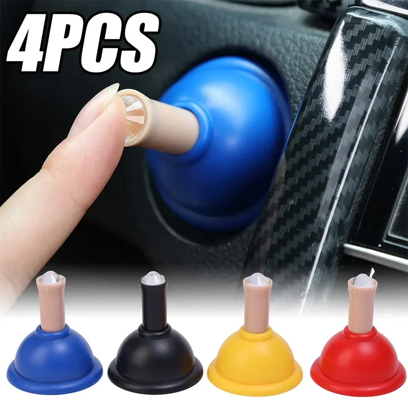 Universal Car One Click Start Leather Button Car Ignition Switch ...