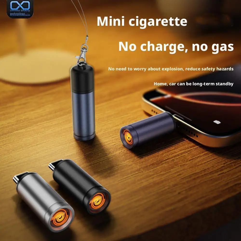 Electric Lighter Type C Cable Lighter For IPhones 15 16 Tablets Safety ...