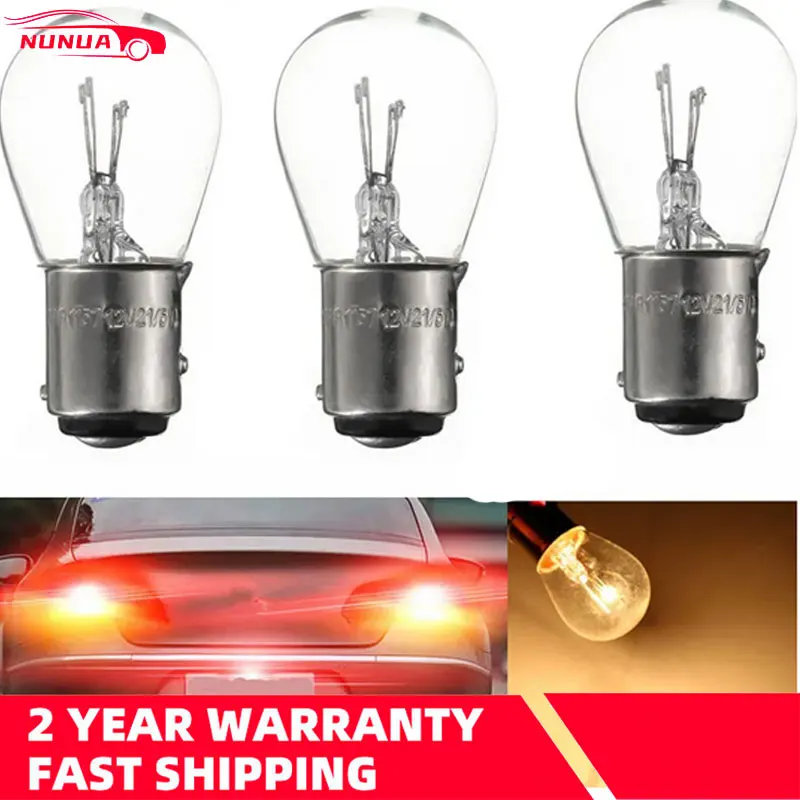 10Pcs-1157-BAY15D-1157-180-Degree-Dual-filament-Halogen-Lamp-380-21-5W ...