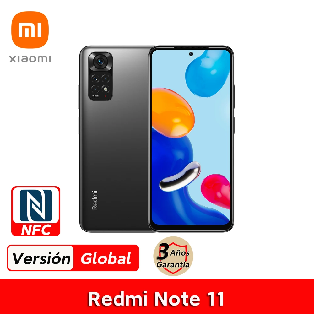 Xiaomi Redmi Note 11 Versão Global Smartphone 64GB 128GB Snapdragon 680 ...