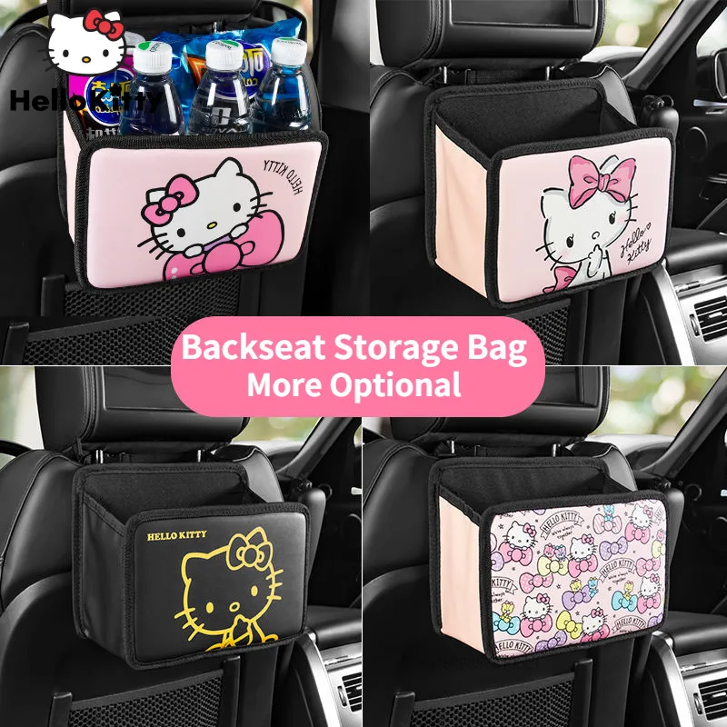 Sanrio Anime Hello Kitty Car Trunk Organizer Backseat Storage Bag ...