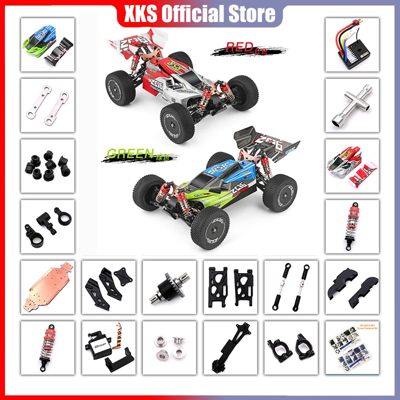 WLtoys 144001 1/14 RC Car Spare Parts Swing Arm C Seat Vehicle Bottom Motor Reduction Gear Cover ...