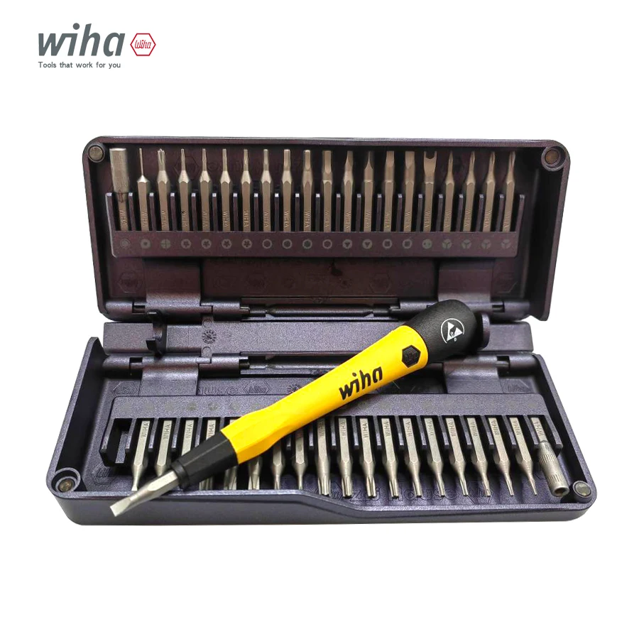 WIHA-41-in-1-Precision-Anti-static-Screwdriver-Bit-Set-with-40-Bits ...