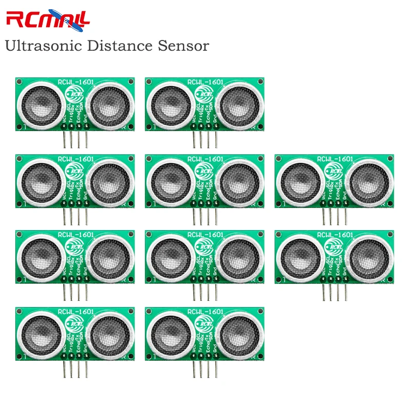 RCmall 10Pcs RCWL 1601 Ultrasonic Ranging Sensor Module Compatible with HC SR04 I2C Interface 3V ...