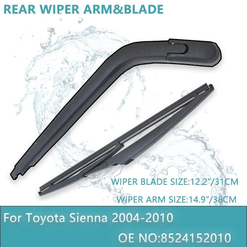 Car-Rear-Wiper-Blade-Blades-Back-Window-Wipers-Arm-For-Toyota-Sienna-LE ...