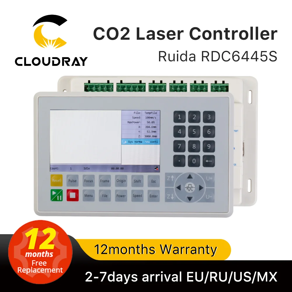 Ruida Co2 Laser Cutting Controller | Co2 Laser Controller Ruida 6442g ...