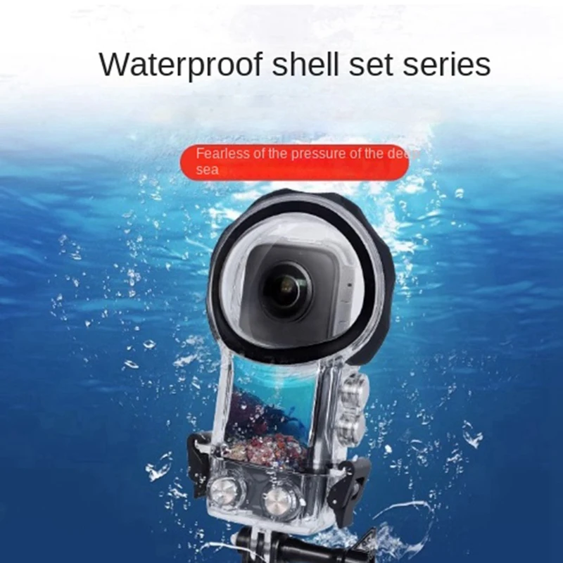 Underwater-Protective-Shell-Waterproof-Case-For-Insta360x3-Diving-Shell ...