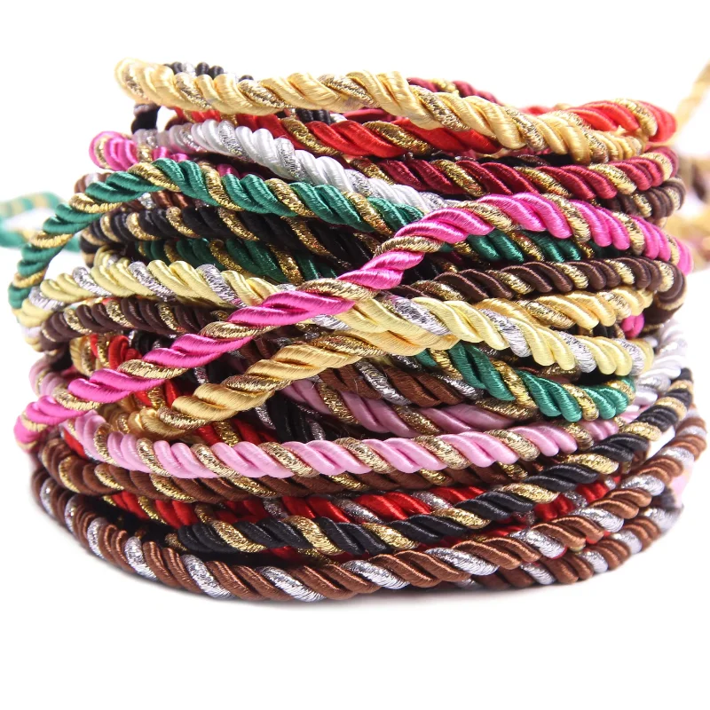 Gold Thread Bundled Twist Rope, Hand Cord, Decorative, Factory Direct ...