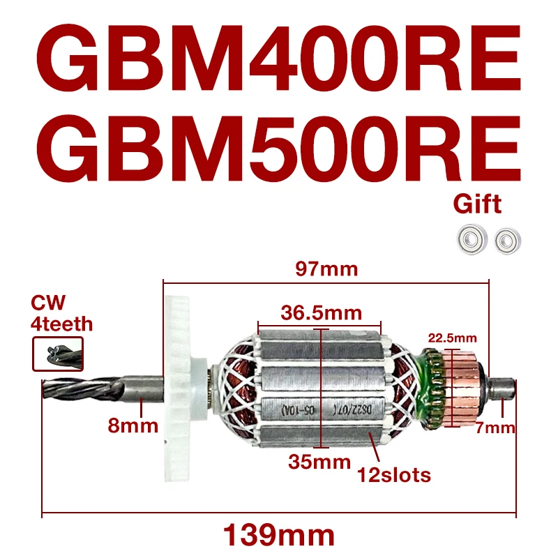 AC220-240V-Rotor-Coil-for-Bosch-GBM400RE-GBM500RE-Power-Tools-Hand ...