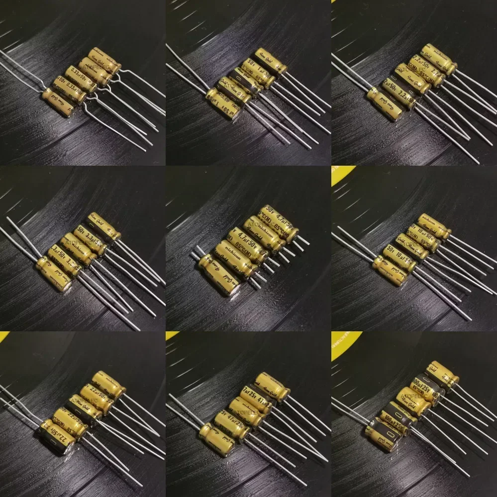 10pcs Nichicon FG Fine Gold Series Electrolytic Capacitor Hi-Fi Audio 0 ...