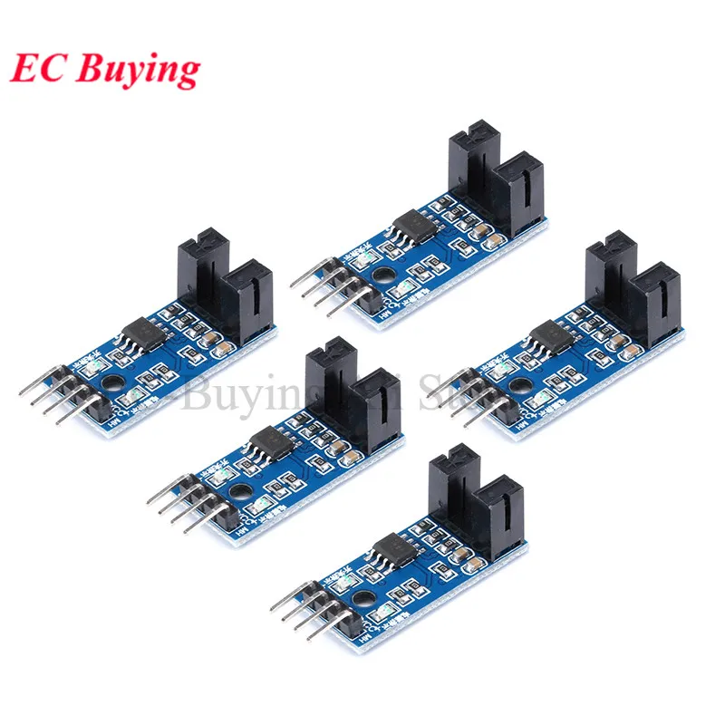 5 stücke Geschwindigkeit Sensor Modul Slot typ IR Optokoppler LM393 Für ...