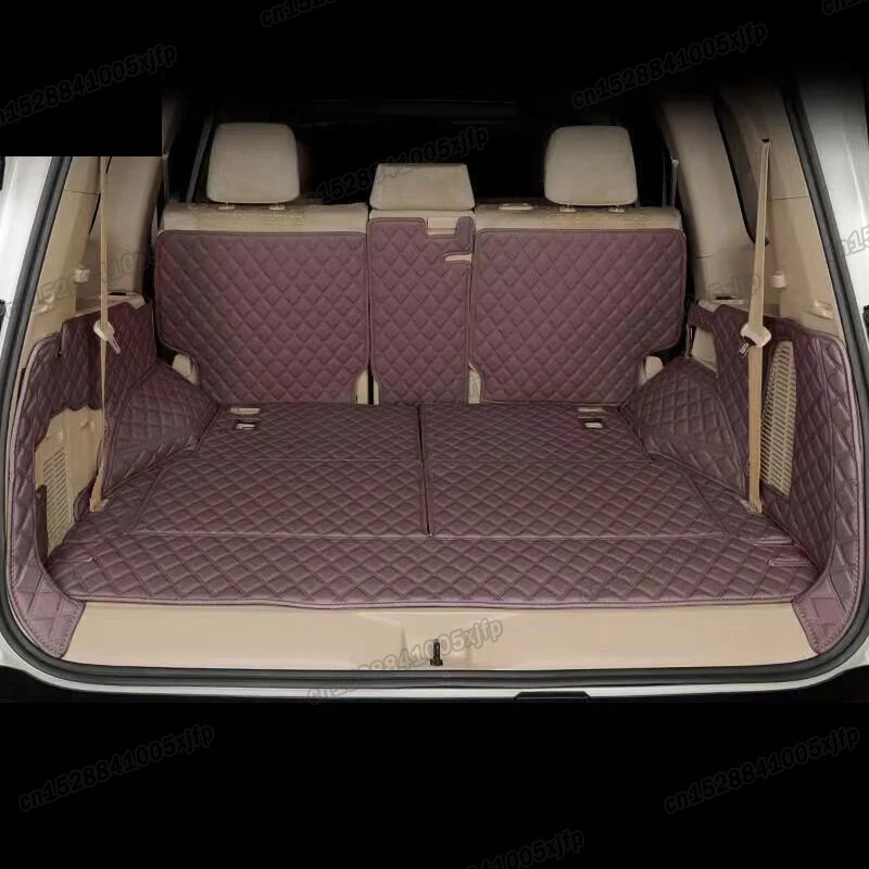 leather-car-trunk-mat-cargo-liners-rear-boot-carpet-rug-for-toyota-land ...