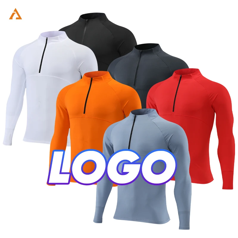 Pull à manches longues avec logo personnalisé pour hommes, sweats à ...