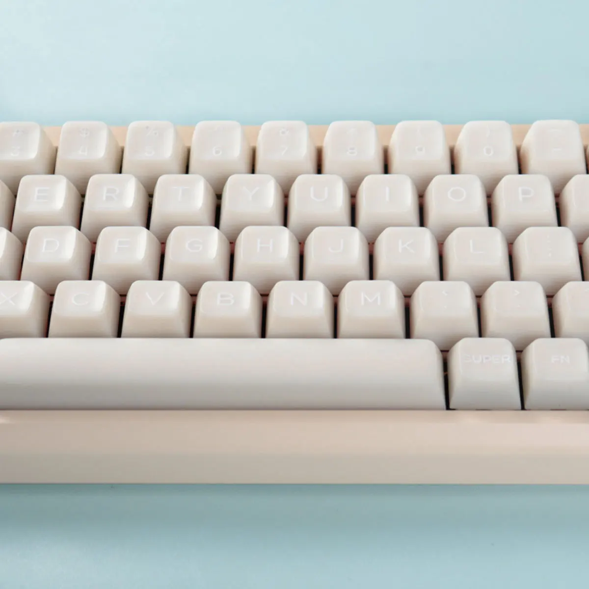 142-Keys-Semi-Transparent-Double-Shot-PBT-Keycaps-SA-Profile-Milk-White ...