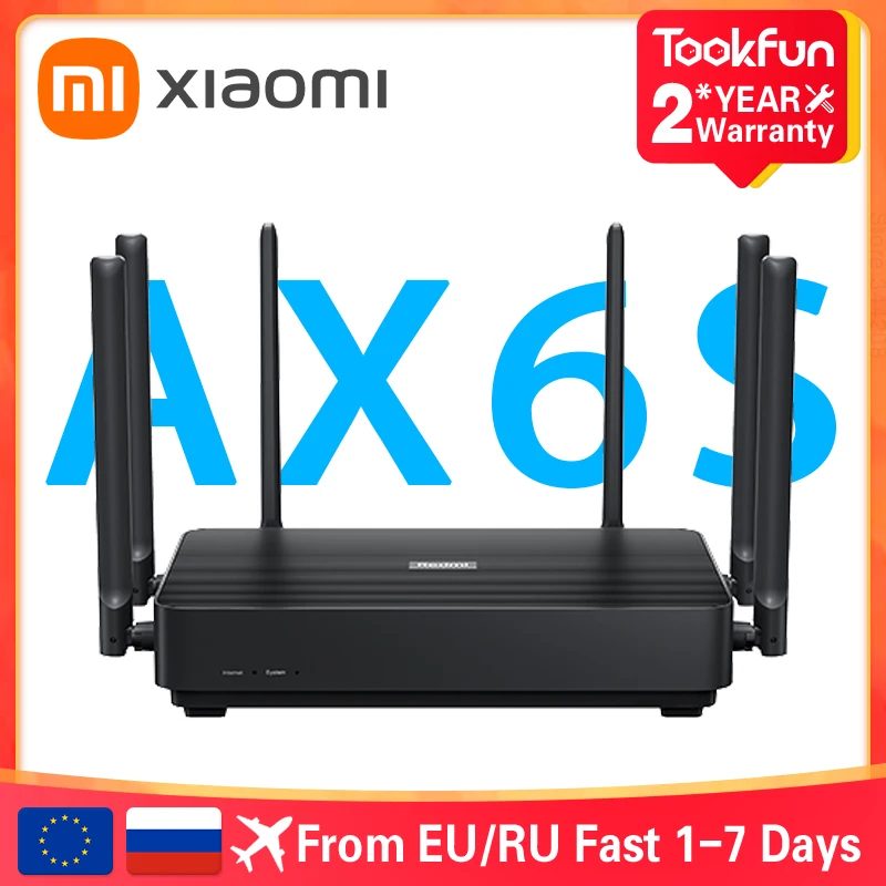 New Xiaomi Redmi Ax6s Wireless Router 3202 Mbps Mesh Wifi 6 2.4g / 5g ...