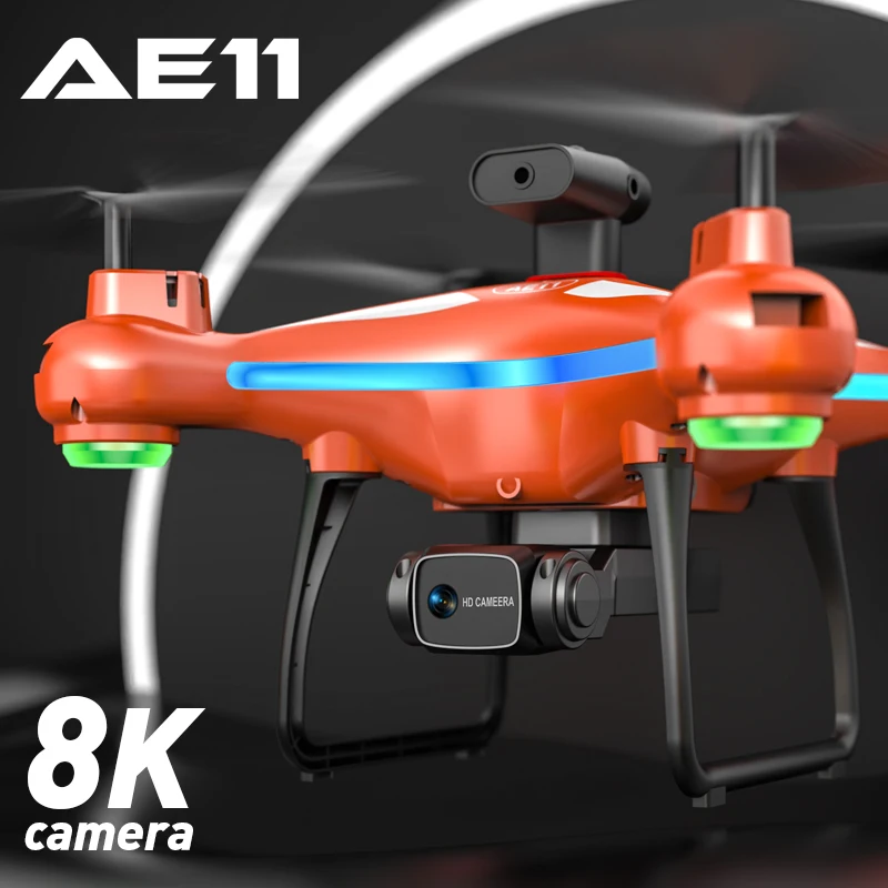 2022 AE11 장애물 회피 드론, 8K 카메라, 8K 고화질 항공 사진, ESC RC 항공기, 초장배터리 ...