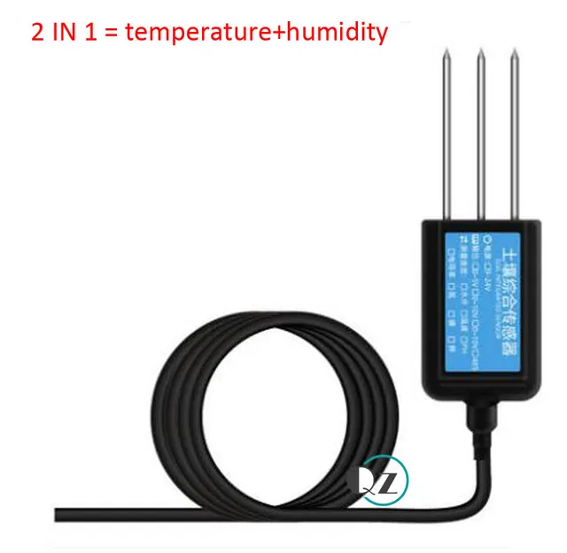 RS485 7 IN 1 soil integrated transmitter temperature humidity EC npk ph ...