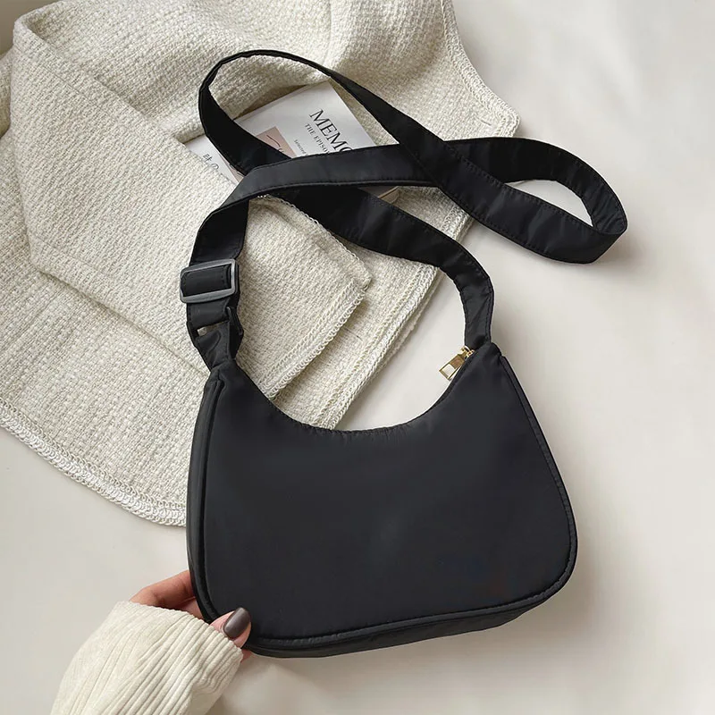 Exquisite-Women-Shoulder-Bag-Solid-Color-Armpit-Designer-Underarm-Bags ...