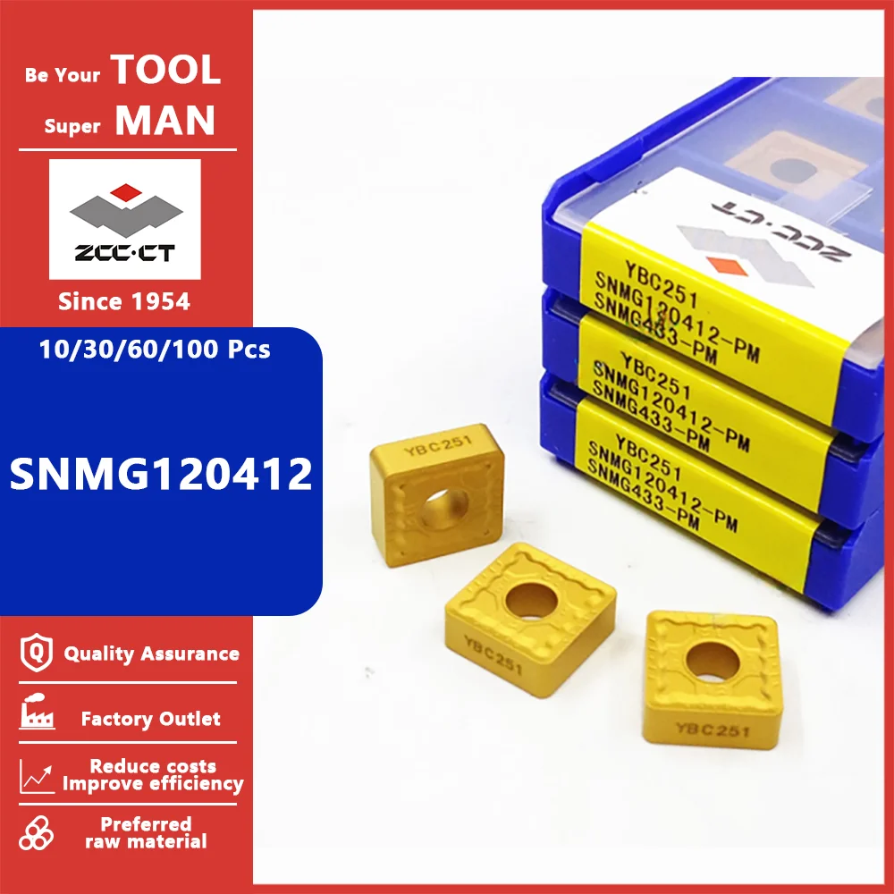 ZCCCT SNMG120412 SNMG 120412 ADF DM Finishing Medium Roughing Turning ...