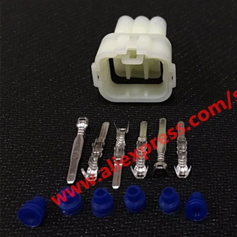 Male Female Connector Sets 5 Sets Sumitomo HM 090 6-Pin Automotive ...