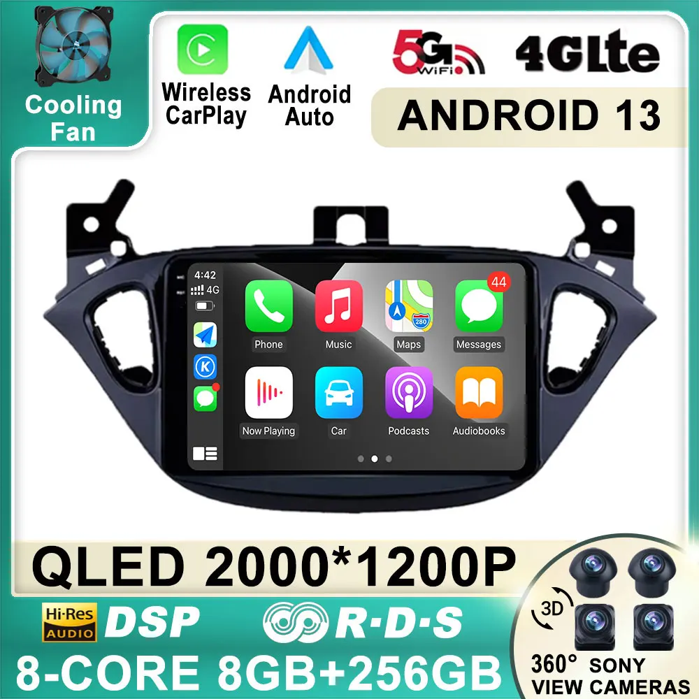 Android-13-For-Opel-Corsa-E-2014-2015-2016-2017-2018-2019-Car-Radio ...