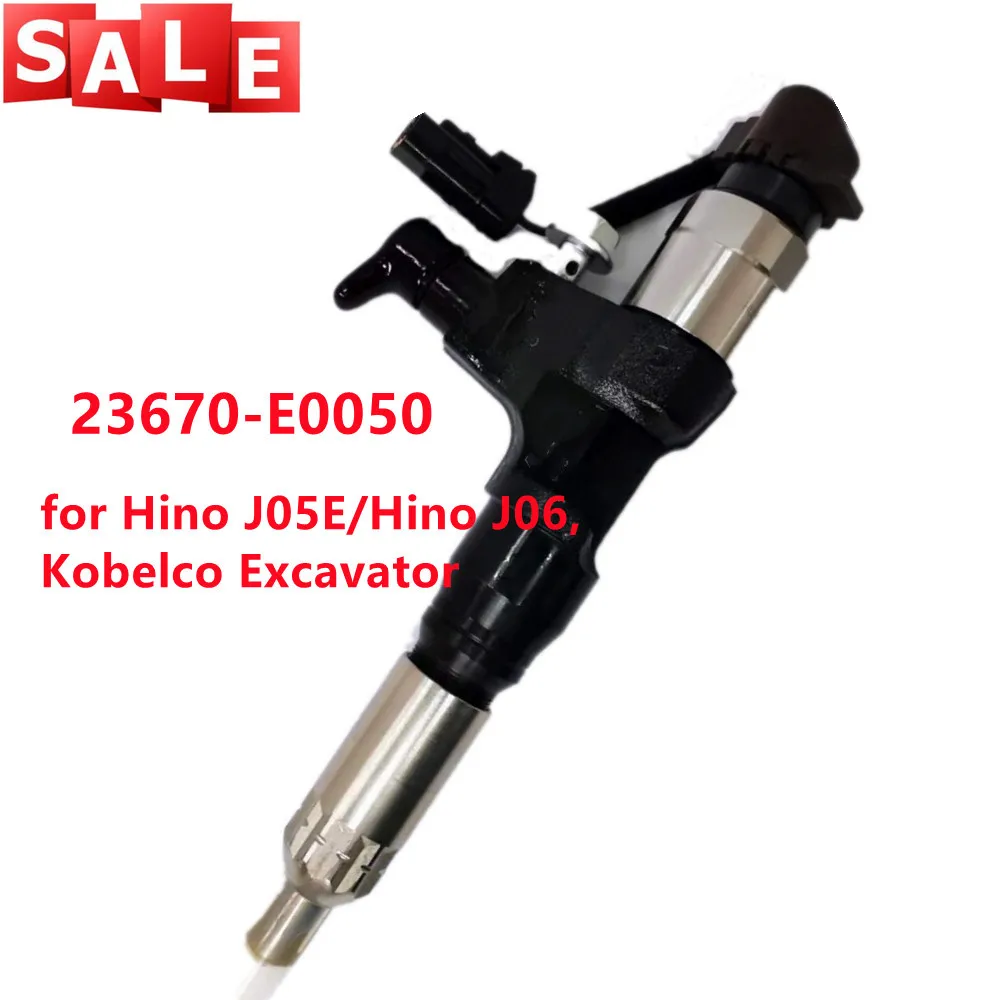 23670 E0050 dinjector 095000 6350自動ディーゼルassy 23670E0050日野J05E/日野J06コベルコ ...