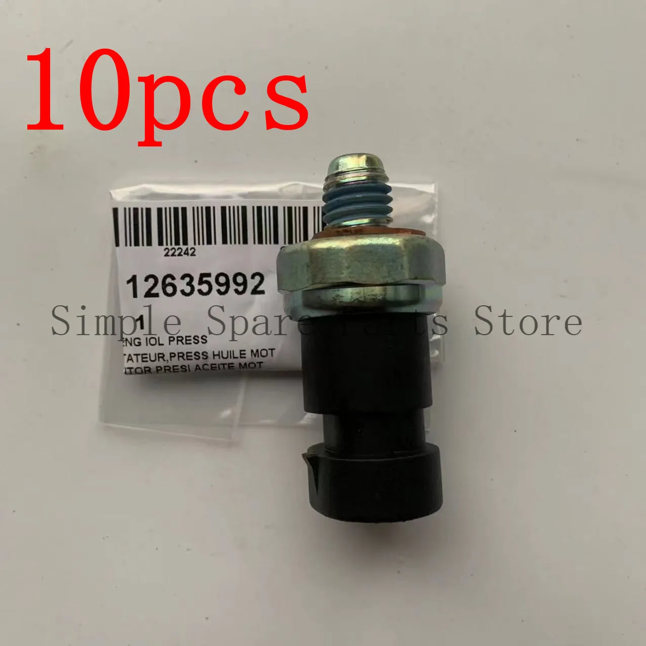 10X Engine Oil Pressure Switch ASSY Sensor OEM# 12635992 24577642 For ...