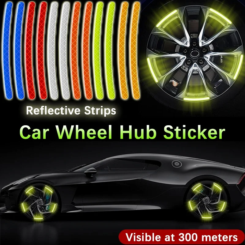 20Pcs-Car-Wheel-Hub-Reflective-Stickers-Roadway-Safety-Reflective-Strip ...