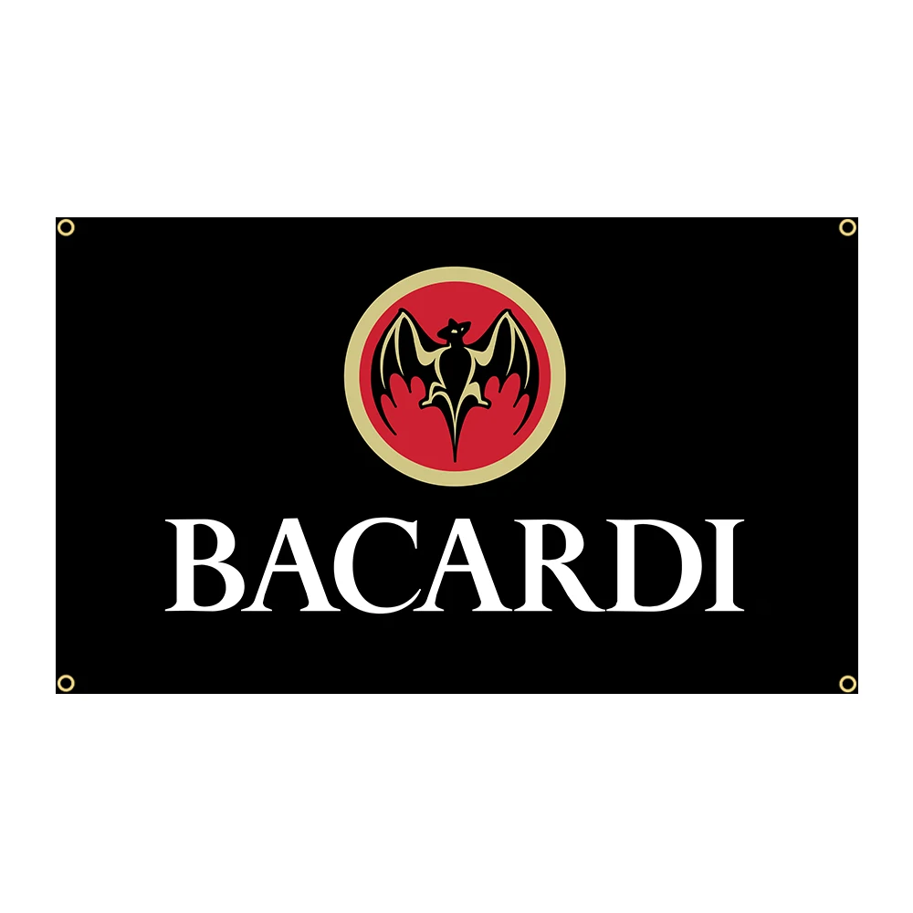 90x150cm-Bacardis-Rum-Black-Bat-Flag-Polyester-Printed-Bar-or-Festival ...
